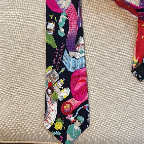 Nicole Miller | Accessories | Nicole Miller Vintage Medical Themed Tie ...